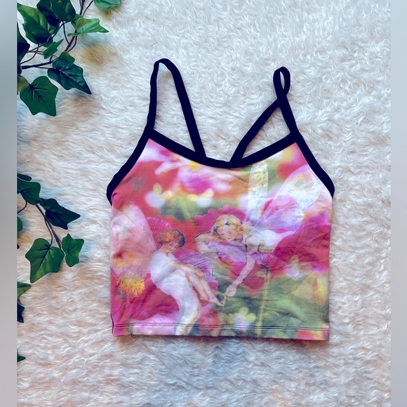 hot skins | Tops | Nwt Rare Vintage Fairy Simi Crop Top | Poshmark